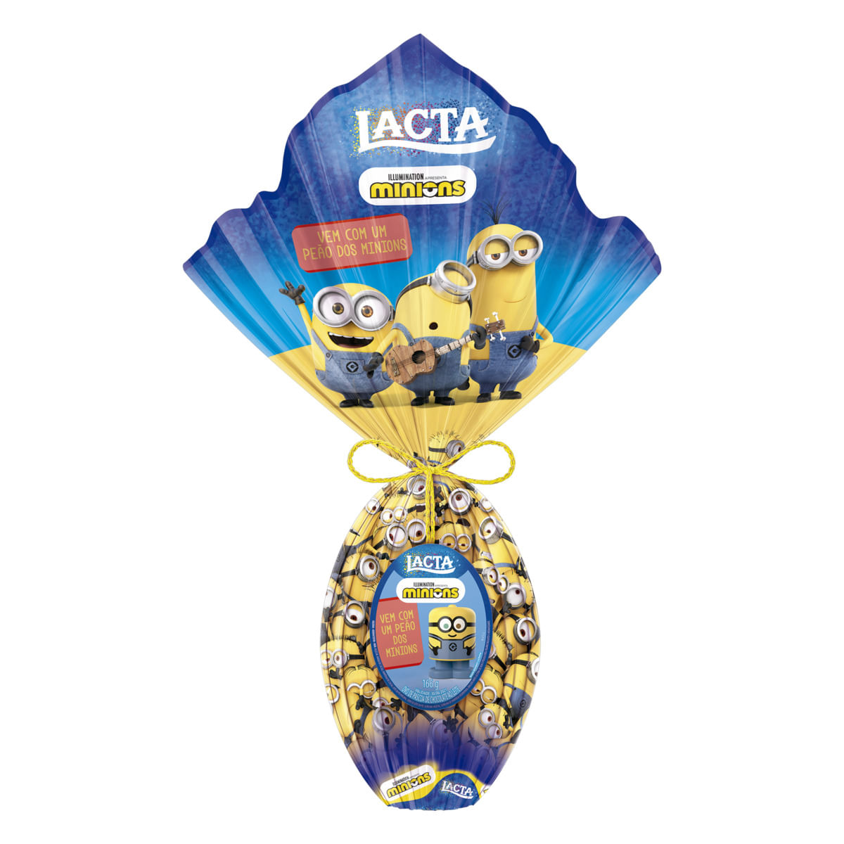 Ovo de Páscoa Lacta Minions 166g | Prezunic