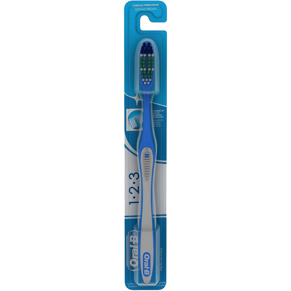 Escova Dental Oral-B 1-2-3 Limpeza Brilhante Unid | Prezunic
