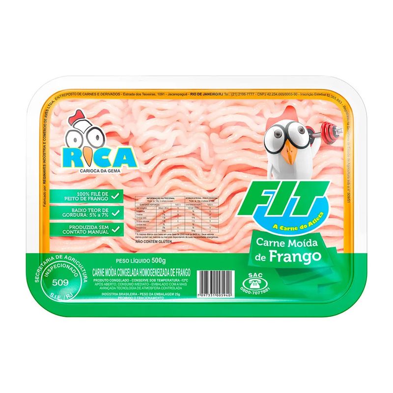 Carne de Frango Moída Homog Rica 500g | Prezunic Carne de Frango Moída Homog Rica 500g | Prezunic