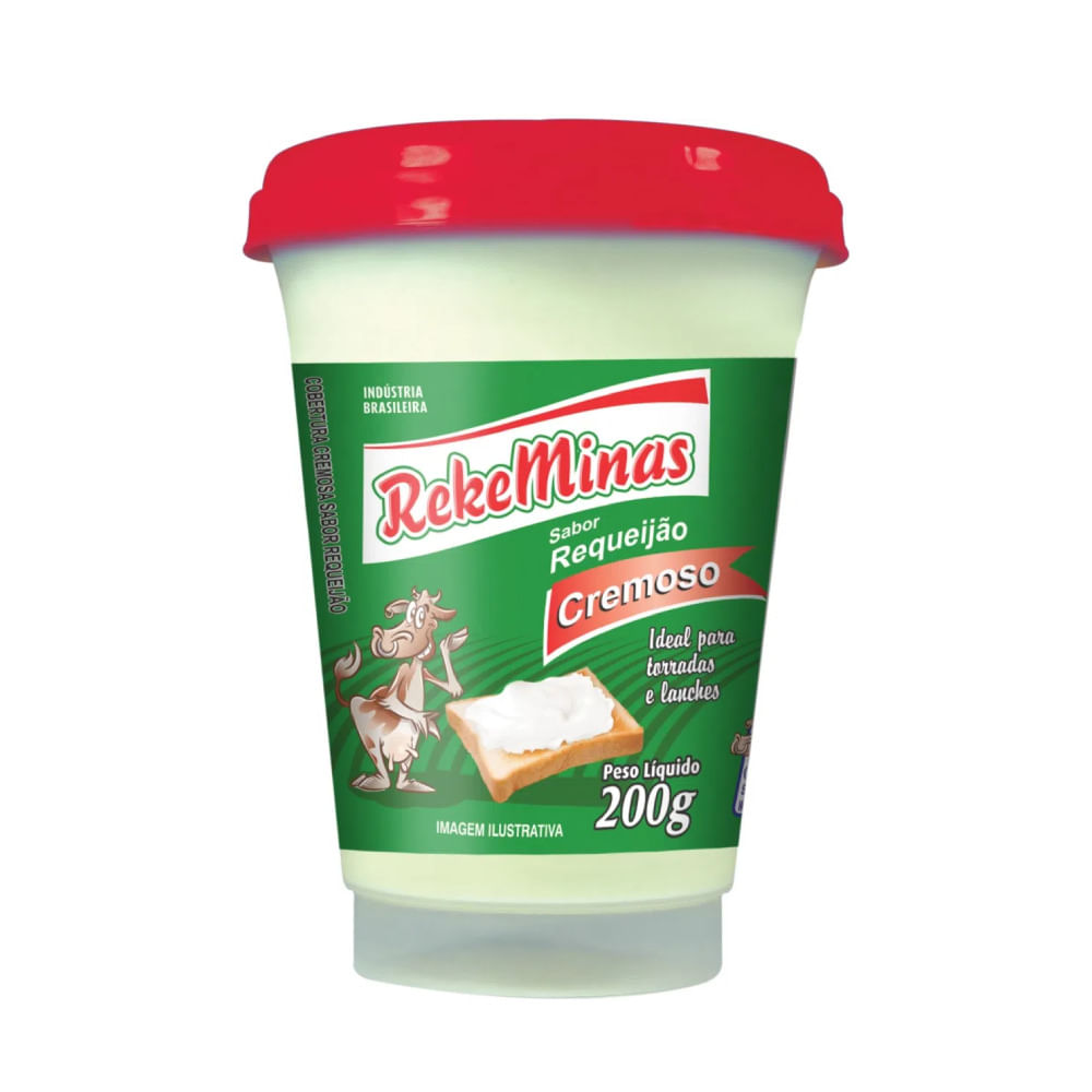 Requeijão Cremoso Rekeminas Copo 200g | Prezunic