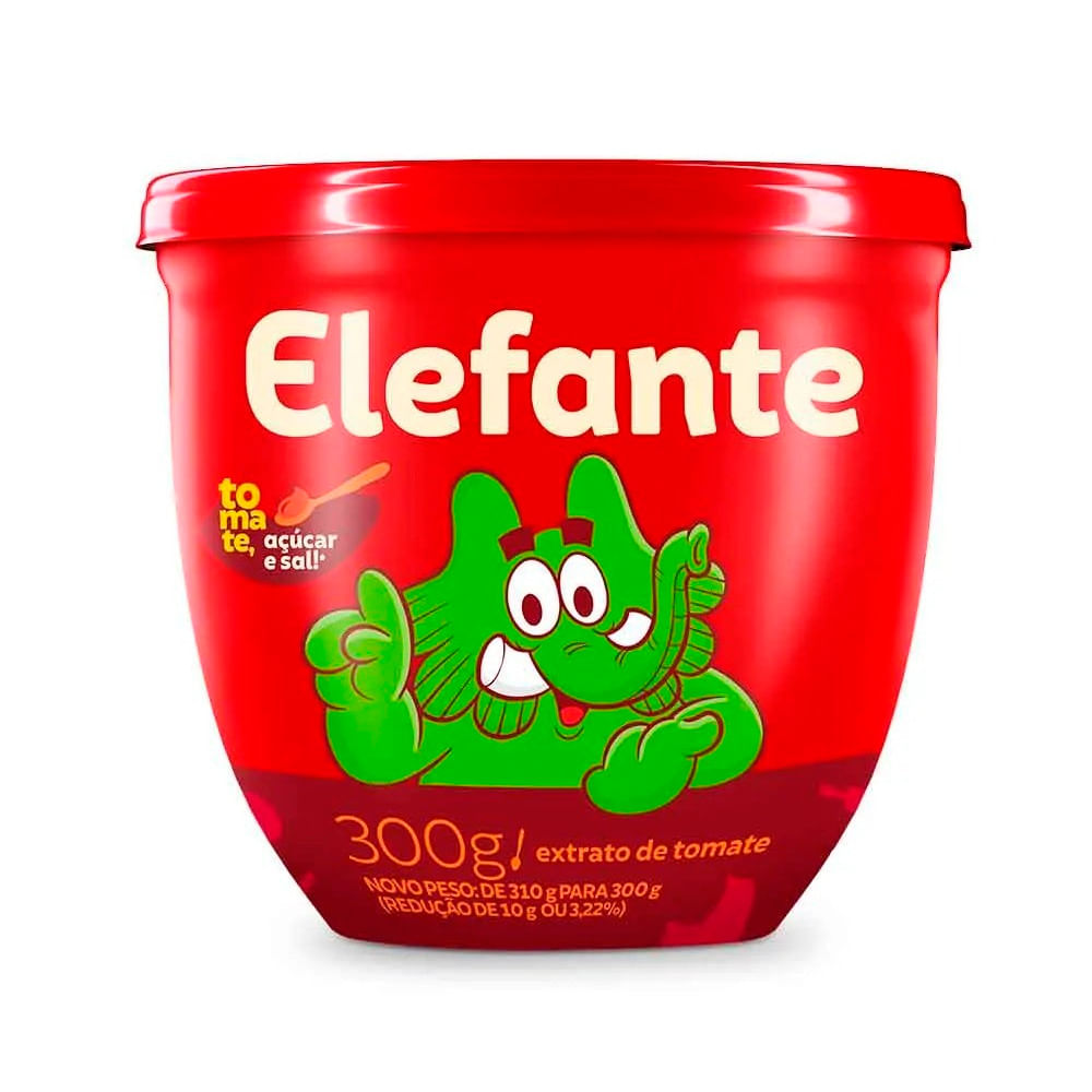 Extrato Tomate Elefante Pote 310g | Prezunic Extrato Tomate Elefante Pote 310g | Prezunic