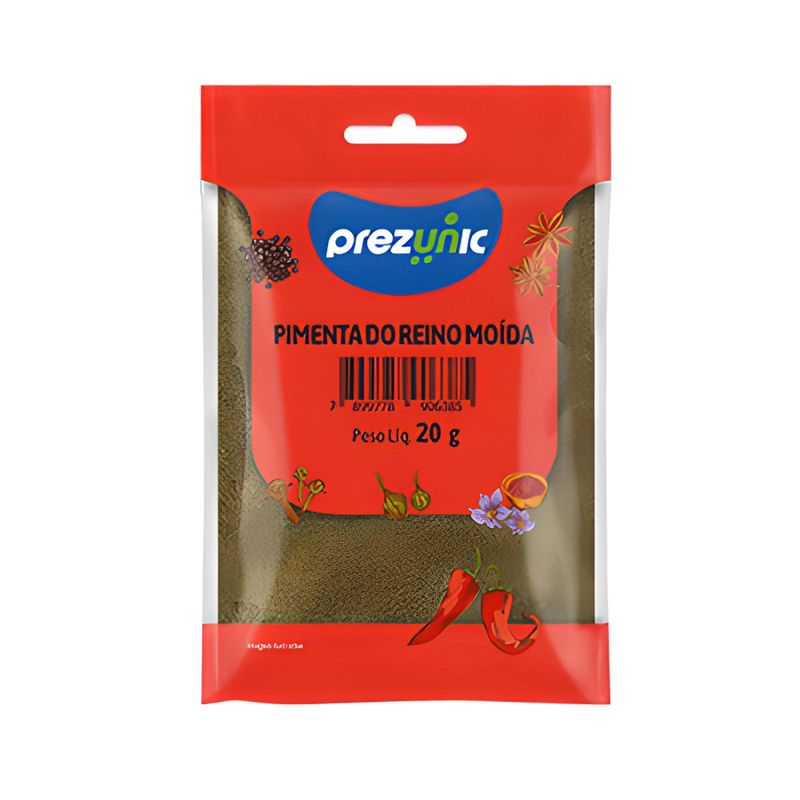 Pimenta do Reino Pó Prezunic 20g | Prezunic Pimenta do Reino Pó Prezunic 20g | Prezunic
