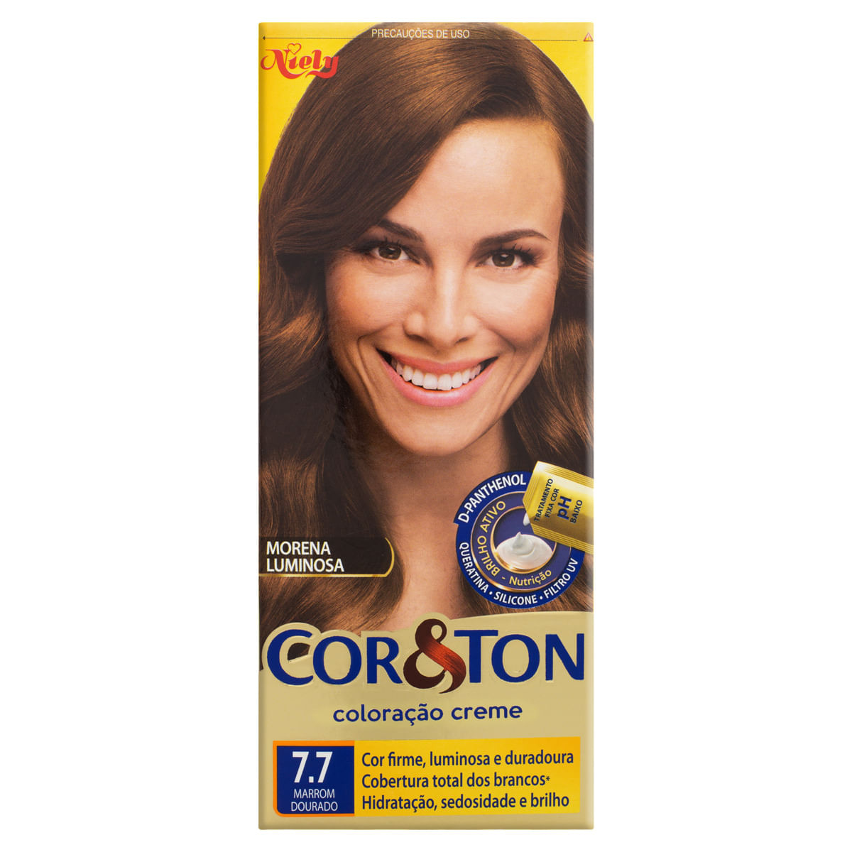 Coloração Cor&Ton Marrom 7.7 125g | Prezunic