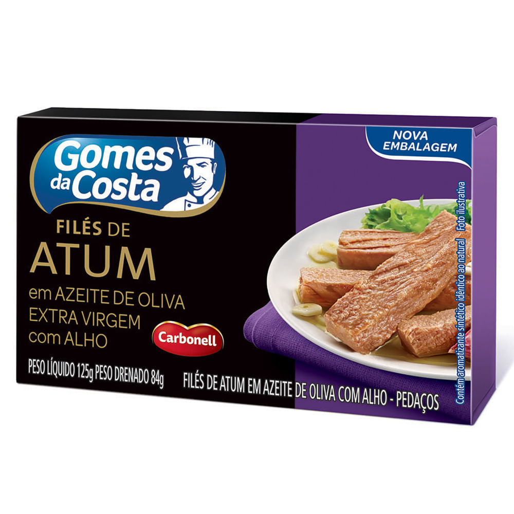 Filé de Atum Gomes da Costa 125g | Prezunic Filé de Atum Gomes da Costa 125g | Prezunic