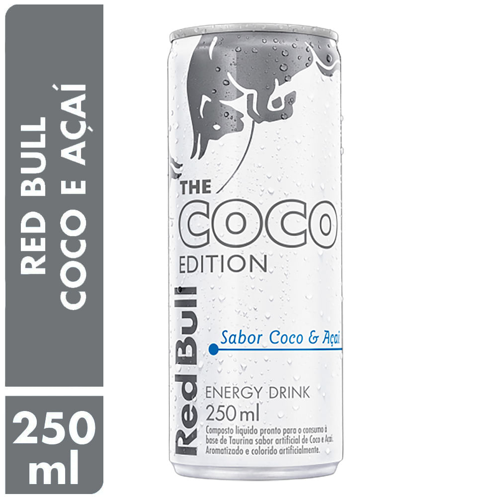 Energético Red Bull Edition Coco e Açaí Lata 250ml | Prezunic