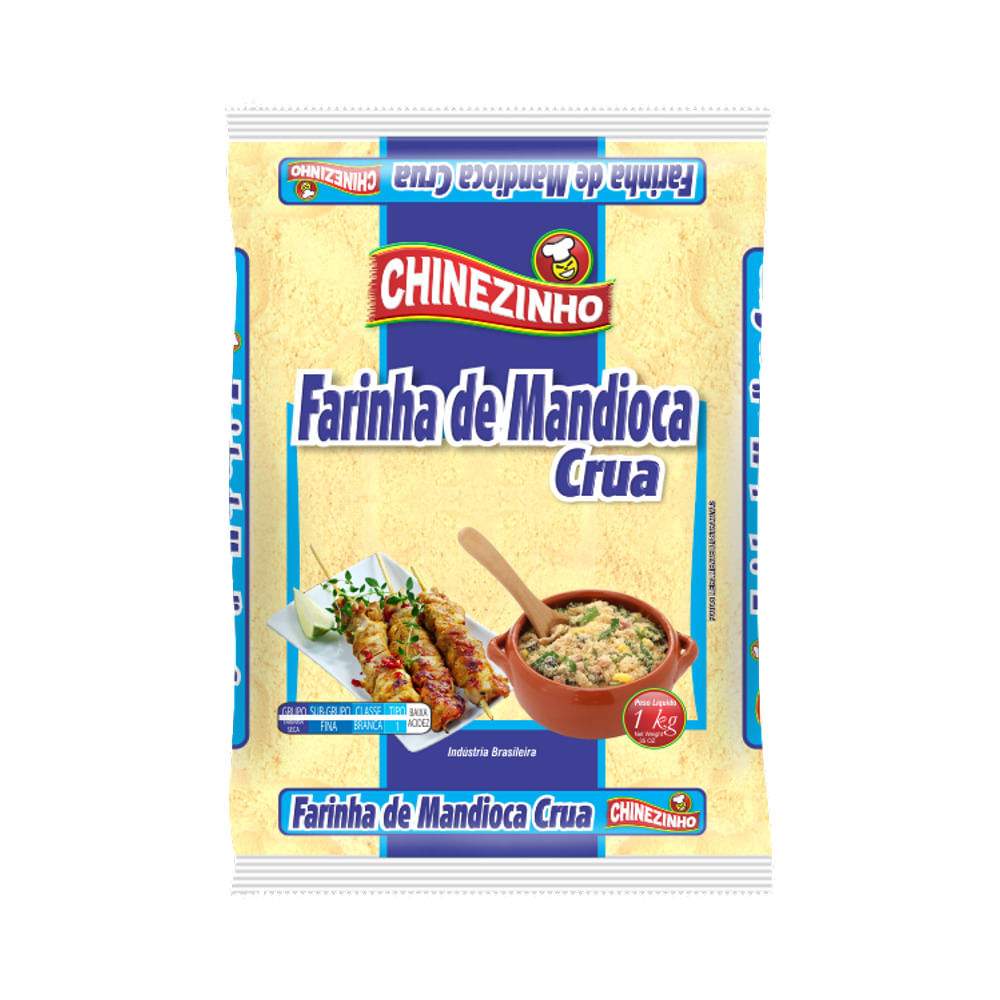 Farinha de Mandioca Chinezinho Crua 1Kg | Prezunic