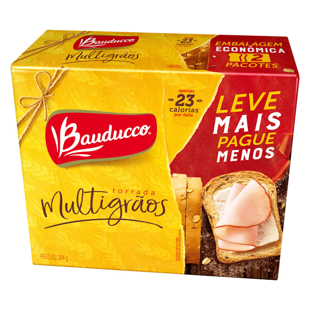 Torrada Bauducco Multigrãos 284g | Prezunic