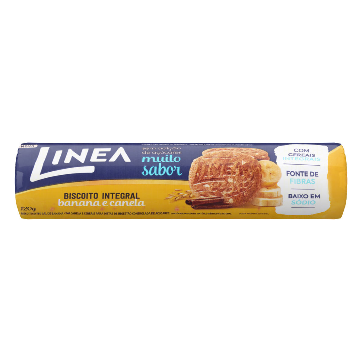 Biscoito Integral Linea Banana/Canela 120g | Biscoito | Prezunic Biscoito Integral Linea Banana/Canela 120g | Biscoito | Prezunic