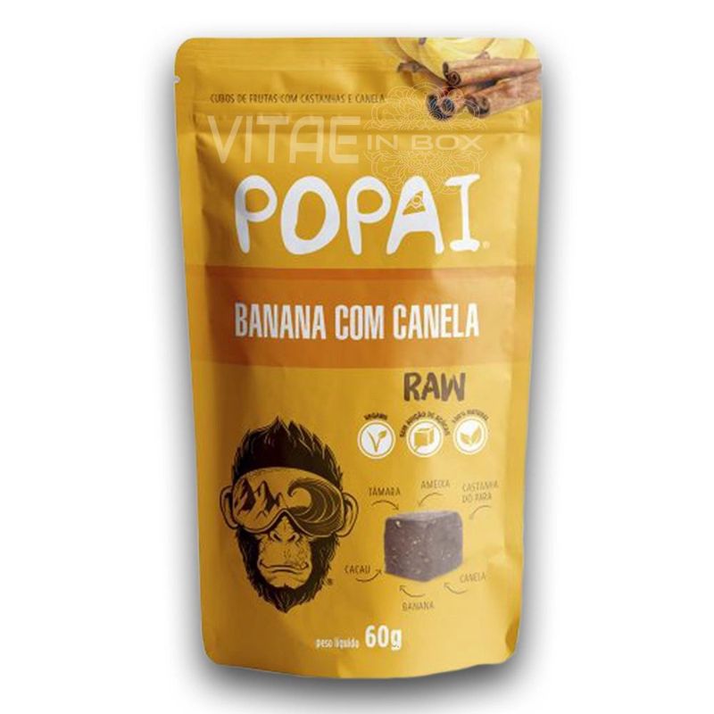 Snack Popai Energy Banana e Canela 50g | Prezunic Snack Popai Energy Banana e Canela 50g | Prezunic