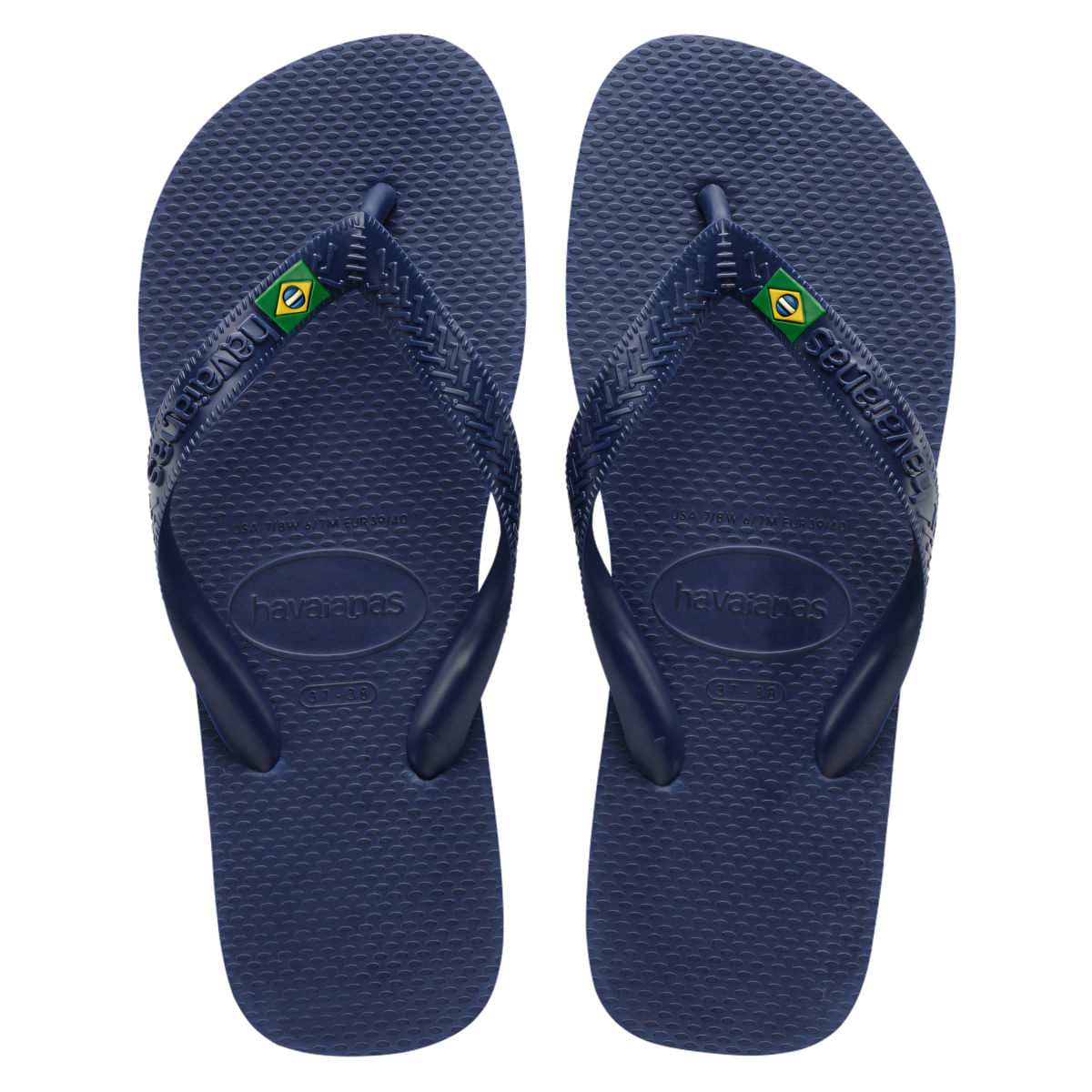 Sandália Havaianas Brasil Light Marinho 39/40 | Prezunic