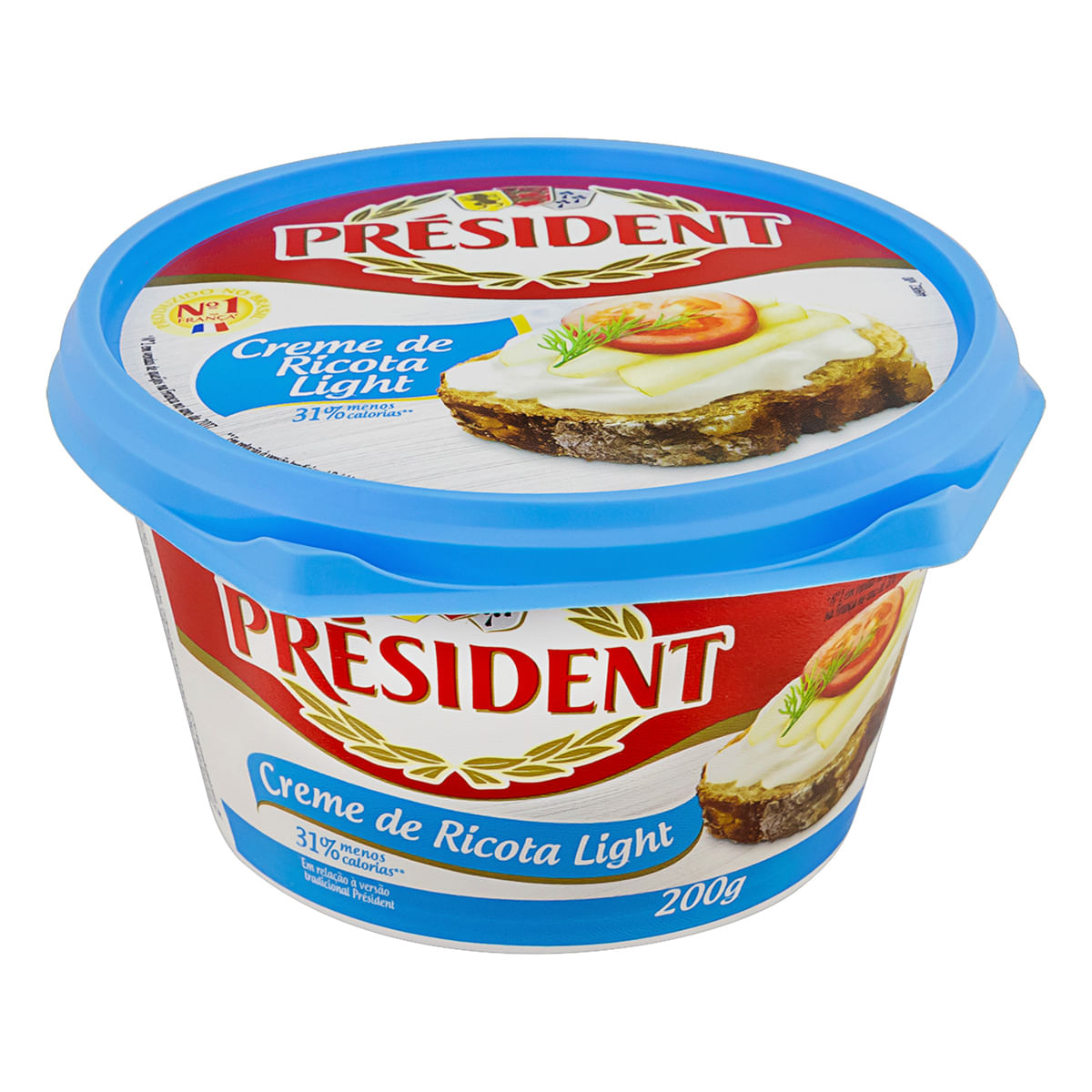 Creme de Ricota President Light 200g | Prezunic