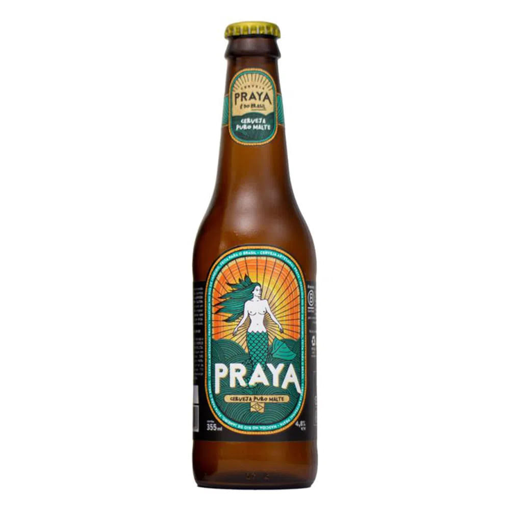 Cerveja Praya Lager Puro Malte Long Neck 355ml | Prezunic