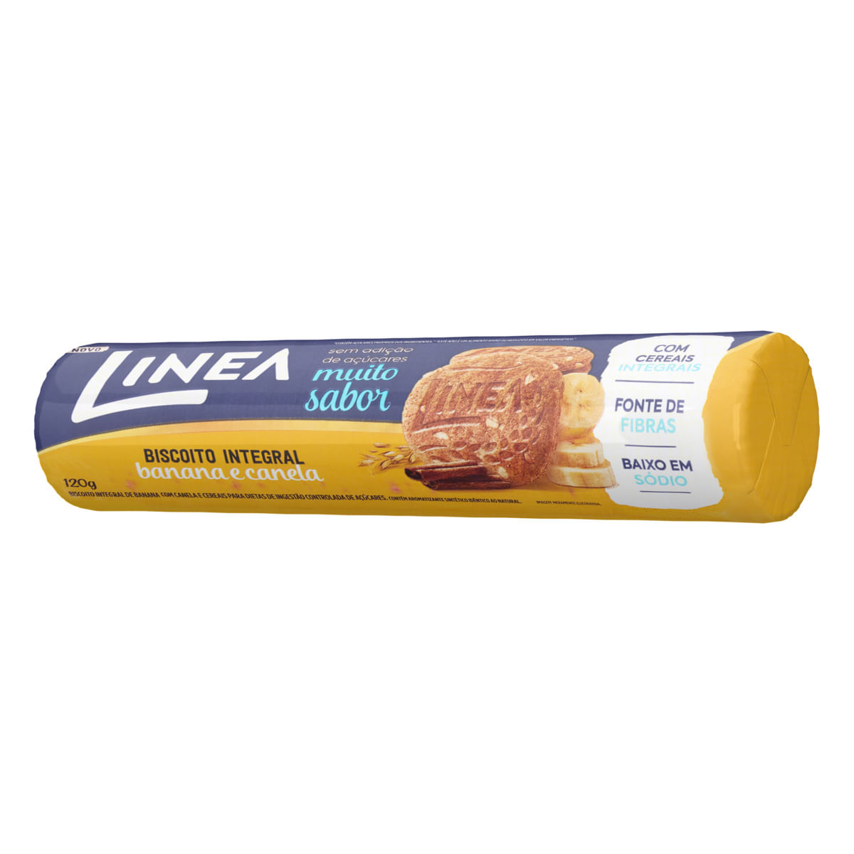 Biscoito Integral Linea Banana/Canela 120g | Biscoito | Prezunic Biscoito Integral Linea Banana/Canela 120g | Biscoito | Prezunic