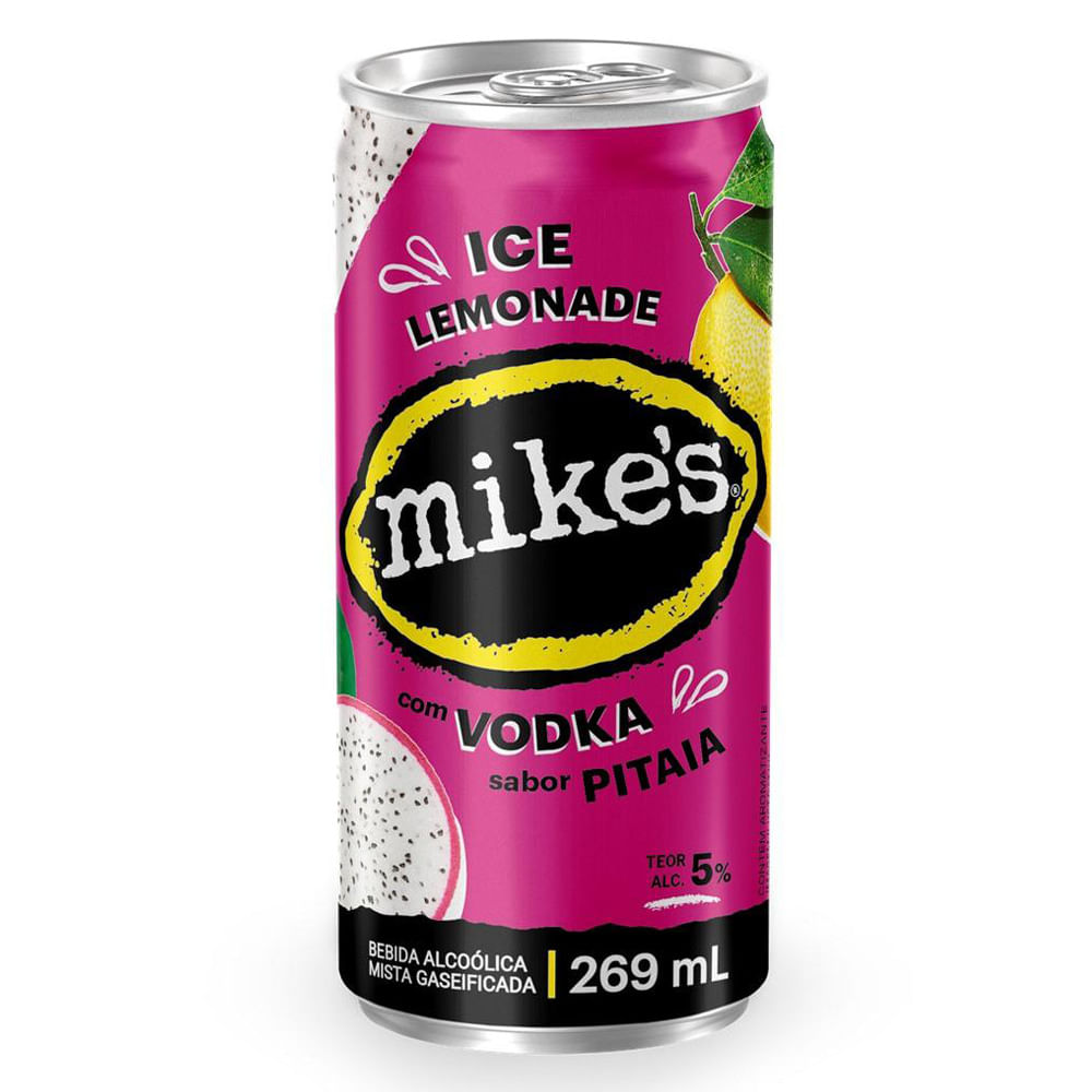 Drink Pronto Mikes Hard Ice Lemonade Pitaia Lata 269ml | Prezunic