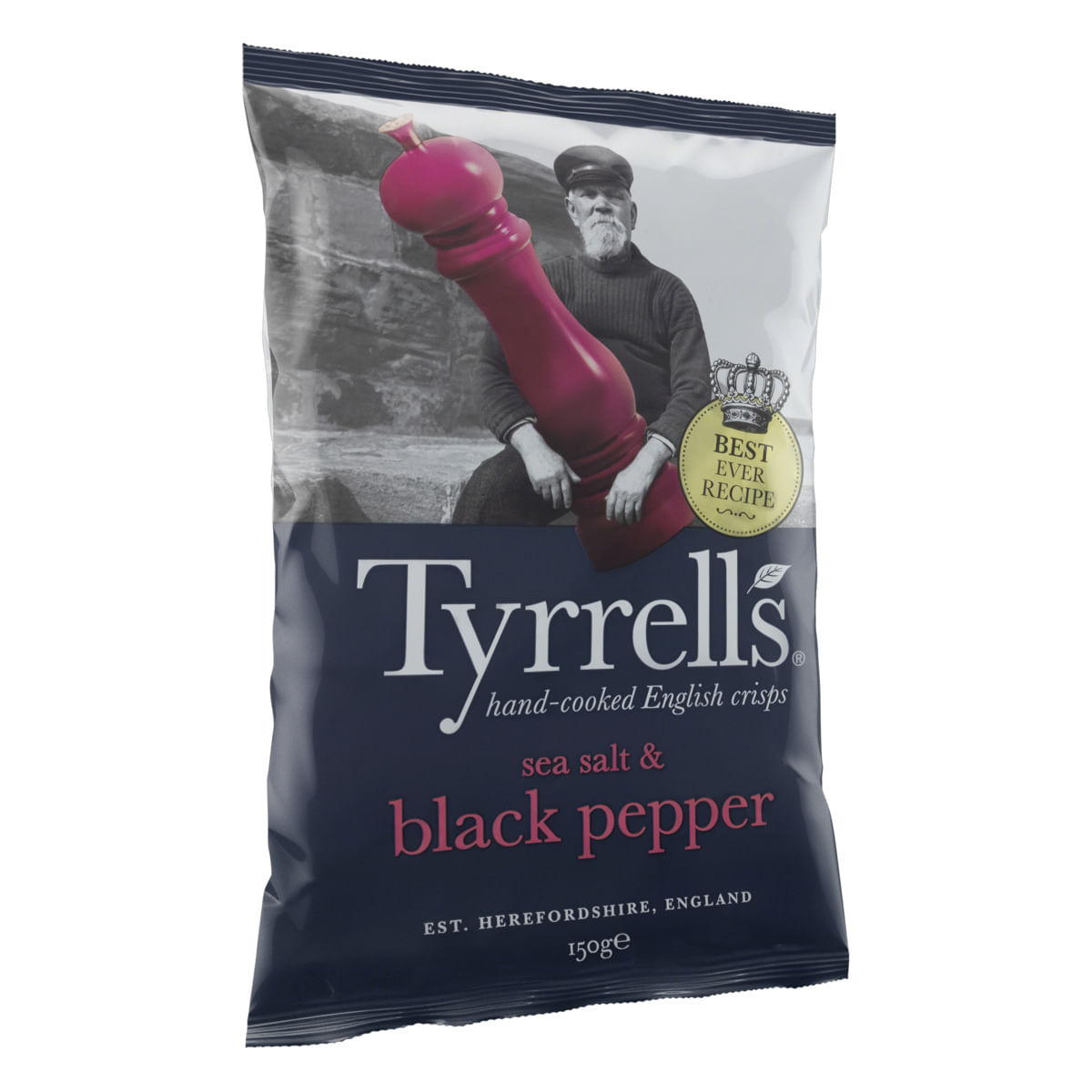 Batata Frita Tyrrells c/ Pimenta do Reino e Sal Marinho 150g | Prezunic Batata Frita Tyrrells c/ Pimenta do Reino e Sal Marinho 150g | Prezunic