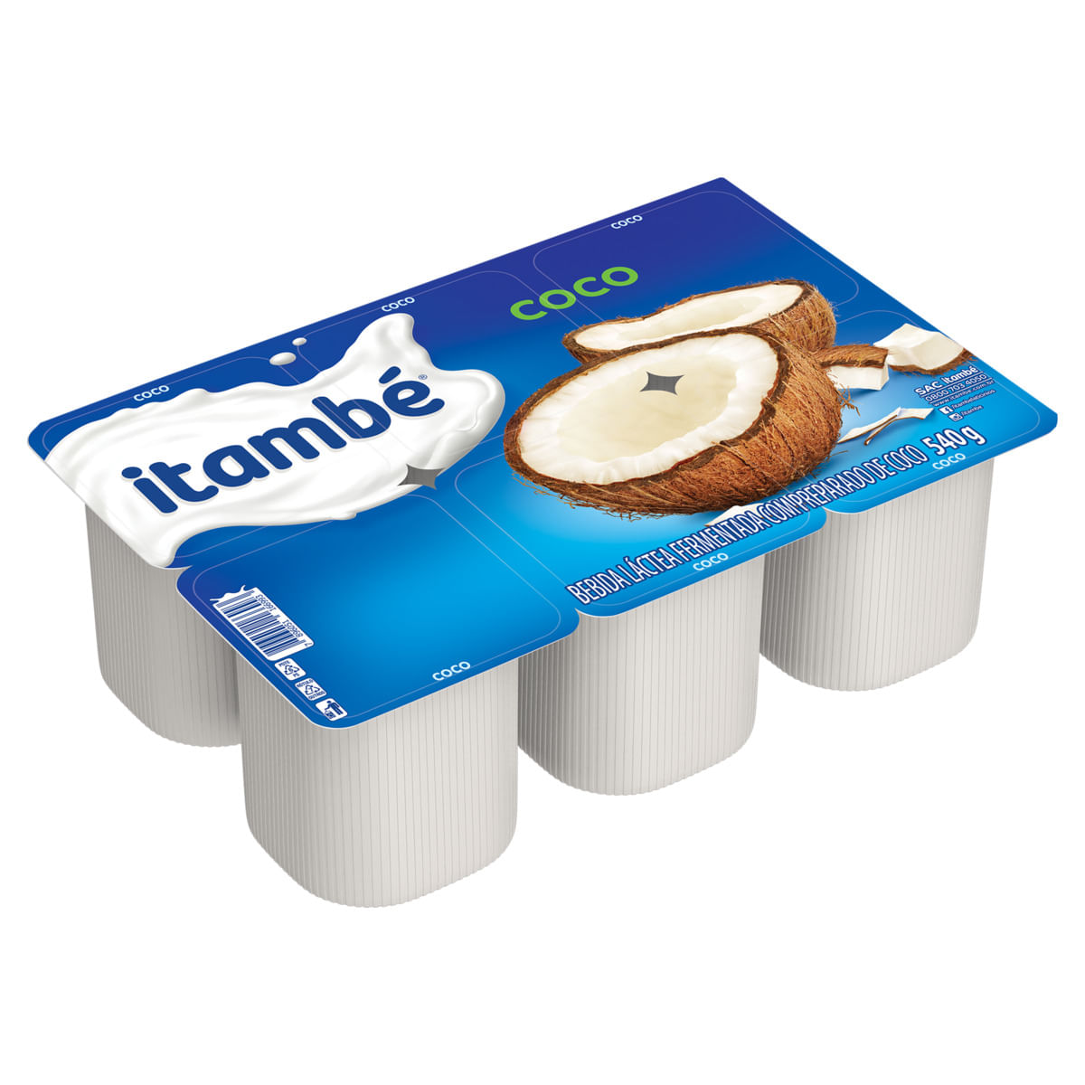 Bebida Láctea Fermentada Itambé Coco 540g | Prezunic