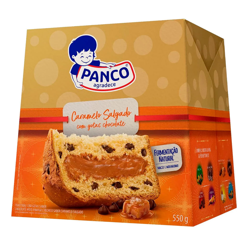 Panettone Panco Caramelo Salgado 550g | Prezunic