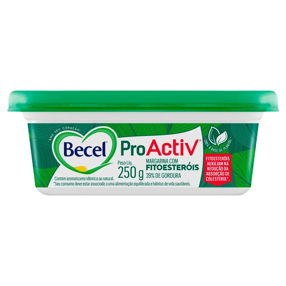 Creme Vegetal Becel Pro Activ c/ Fitoesteróis 250g | Prezunic