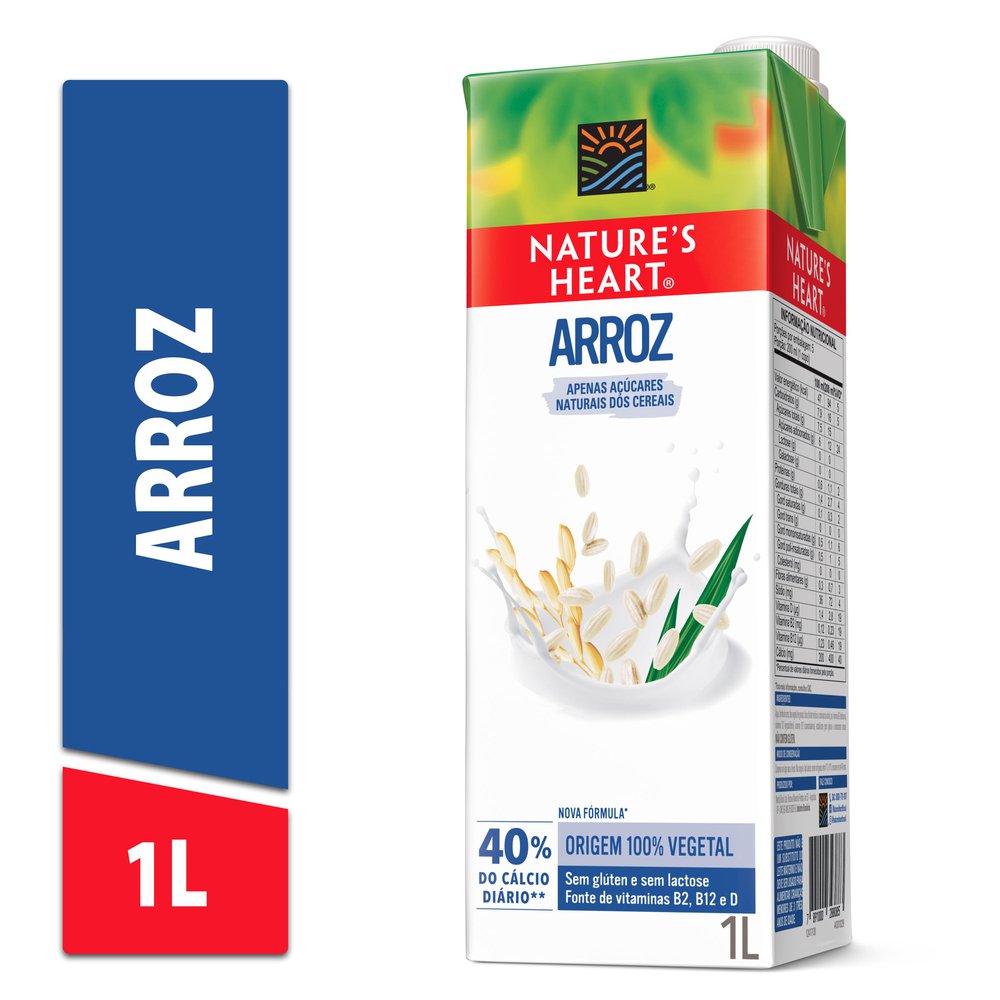 Bebida Vegetal Natures Heart Arroz 1l Bebida Vegetal Prezunic