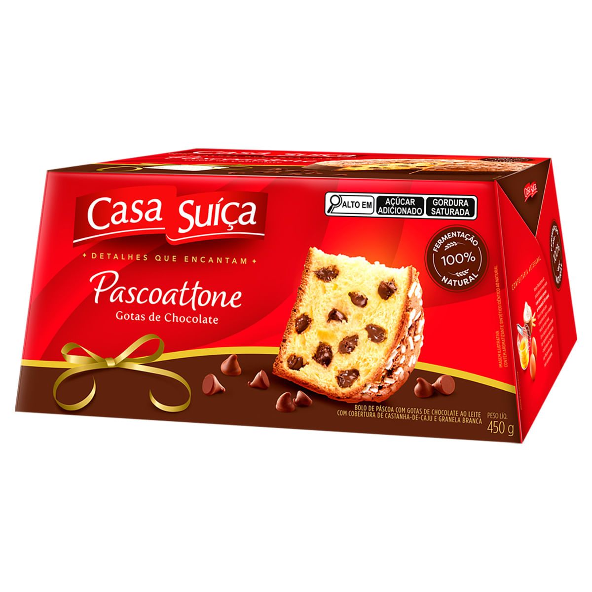 Pascoattone Casa Suíça c/ Gotas de Choc ao Leite Cobert Castanha-de ...