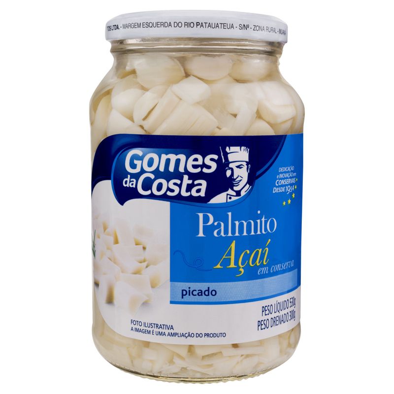 PALMITO GOMES COSTA ACAI CONSER PIC 530G | Prezunic
