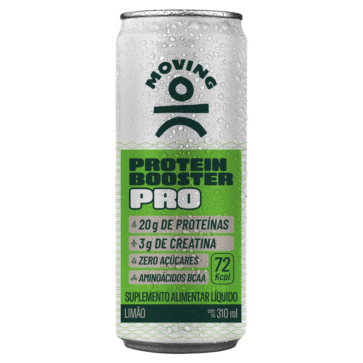 Protein Booster Pro Moving Zero Açúcar Limão Lata 310ml | Prezunic