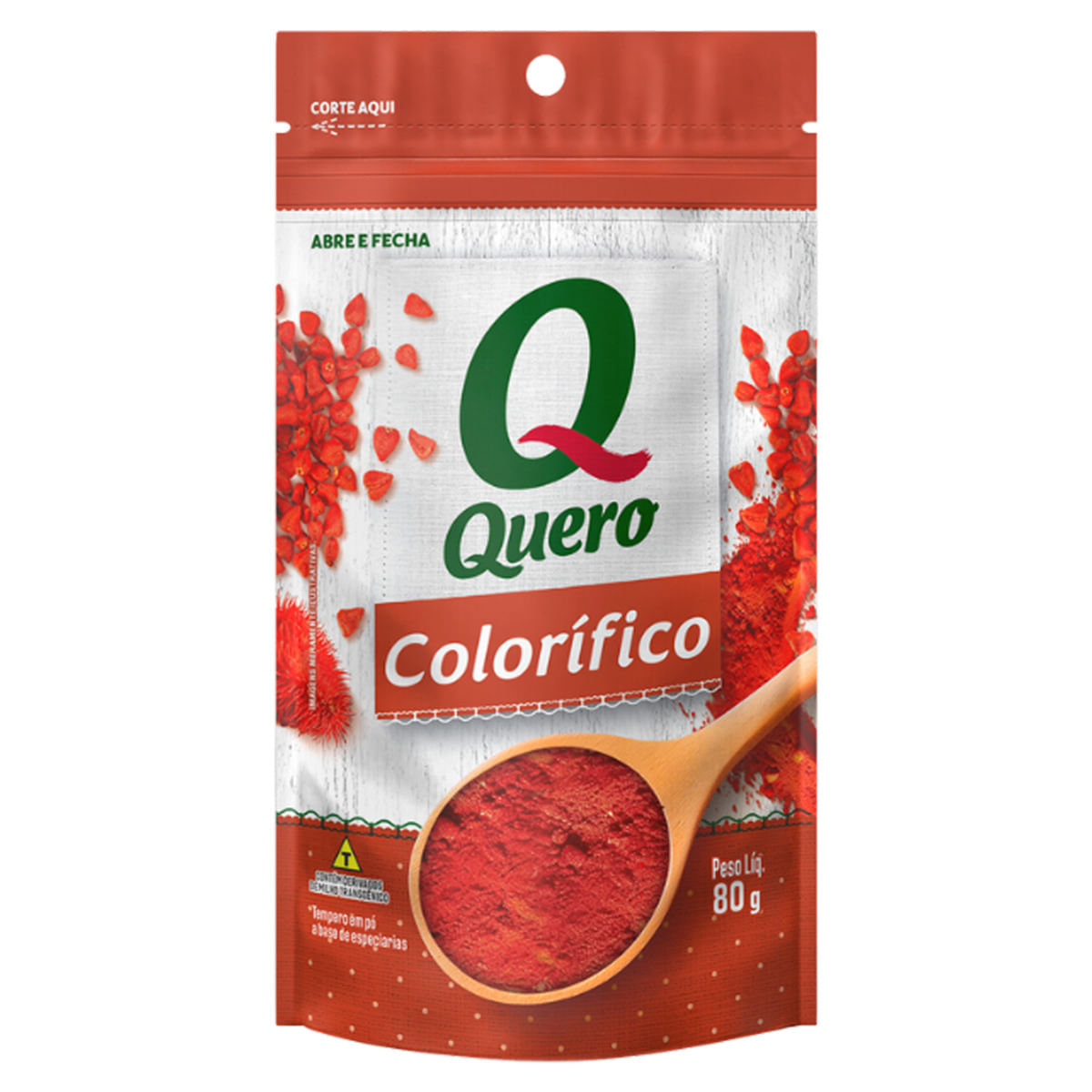 Colorífico em Pó Quero Pouch 80g | Prezunic