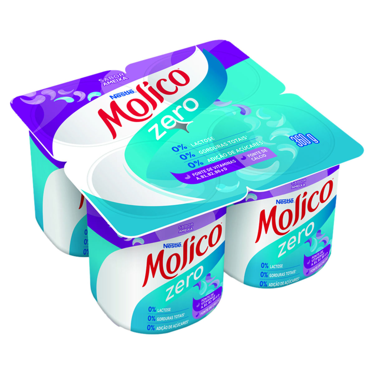 Iogurte Desnatado Molico Zero Lactose Ameixa Bandeja 360g | Prezunic