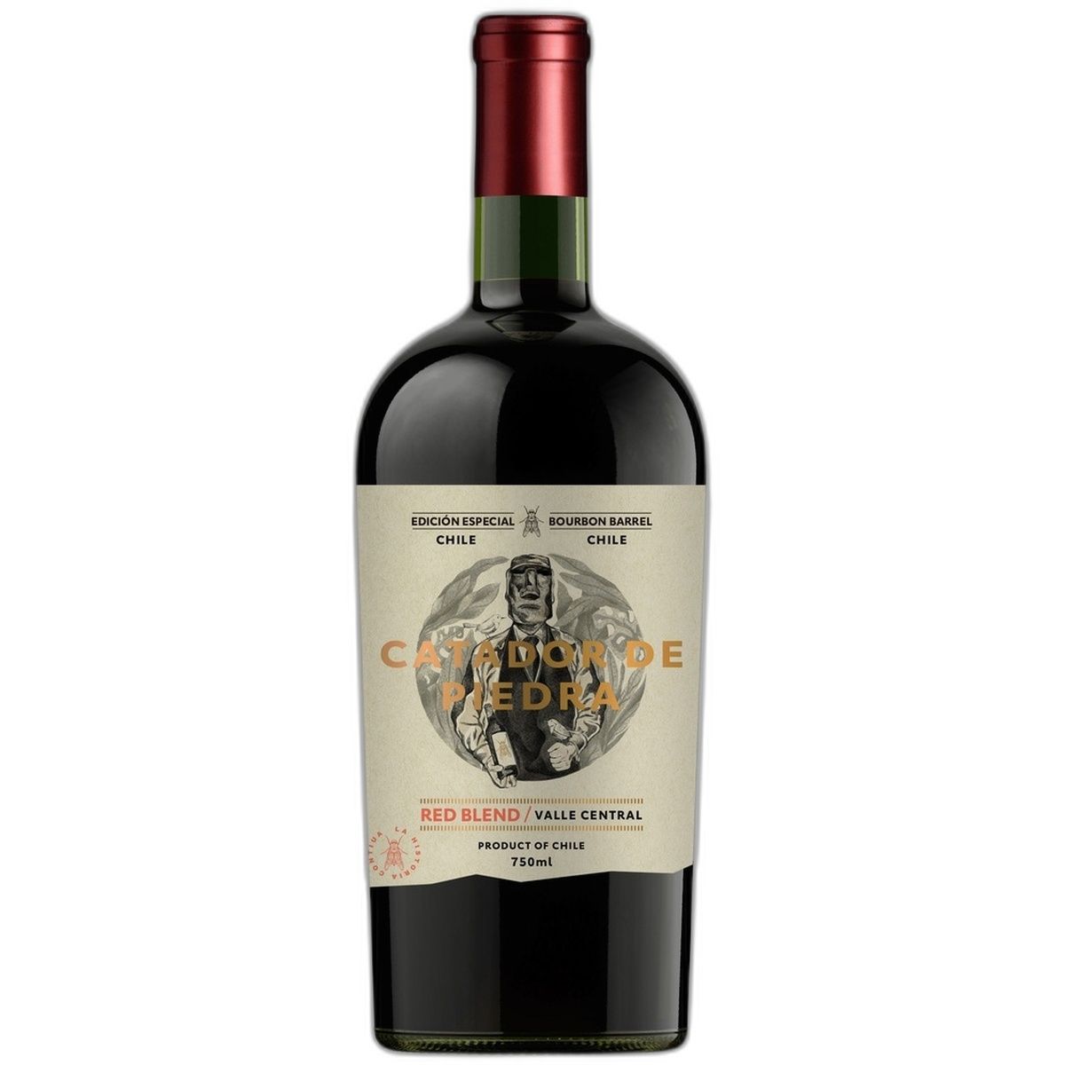 Vinho Chileno Catador de Piedra Bourbon Tinto 750ml | Prezunic