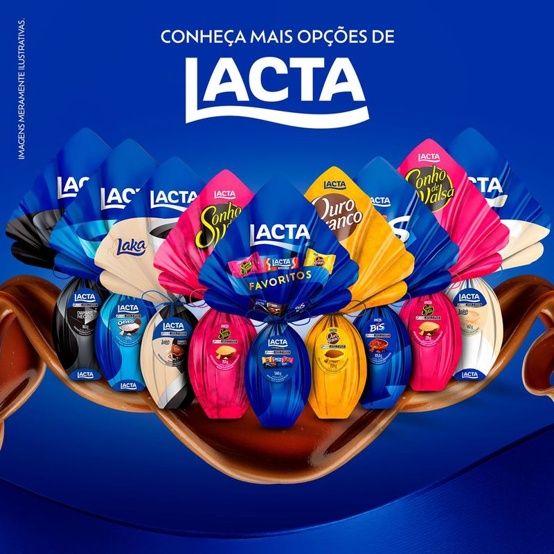 Ovo de Páscoa Lacta Trakinas ao Leite 190g com Jogo da Memória | Prezunic